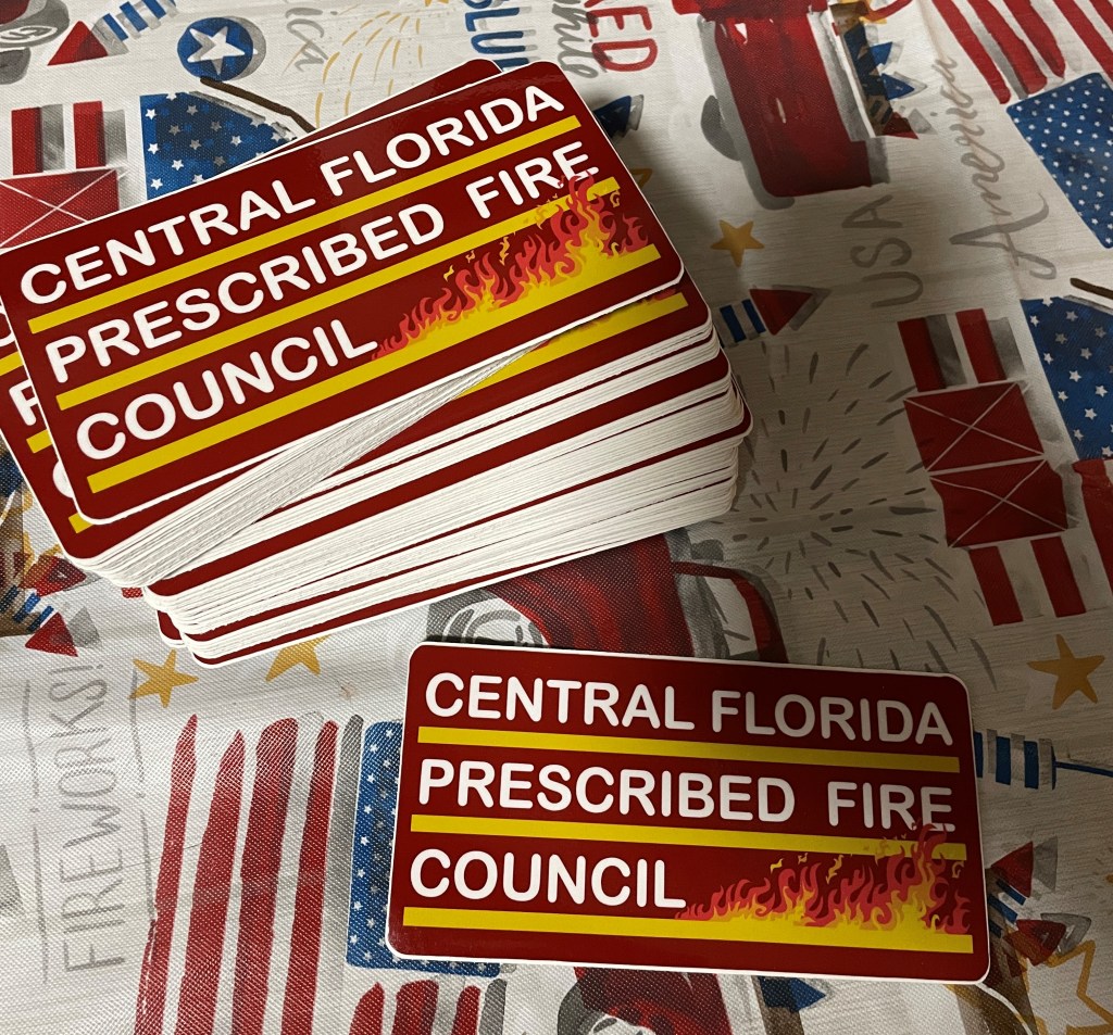 Central Florida PFC Logo Sticker – Central Florida Prescribed Fire Council